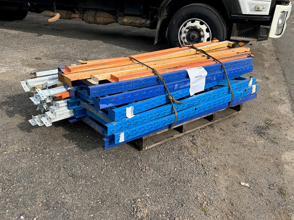 Qty of Assorted Pallet Racking Uprights and Beams Auction (0009-3026854 ...