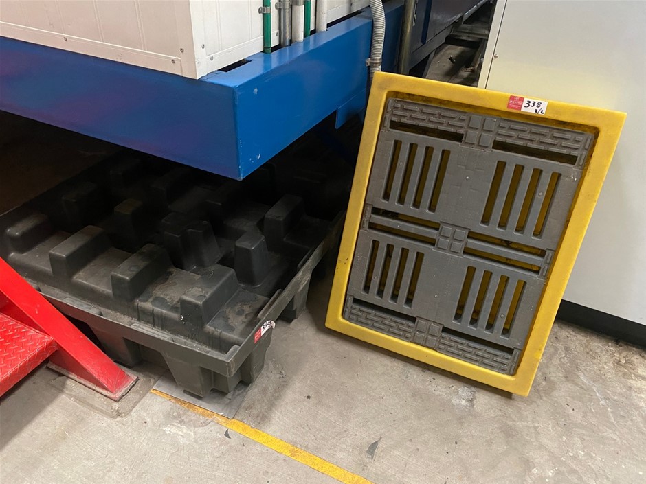 2 x Hard Plastic Liquid Bunds Auction (0338-7047379) | Grays Australia
