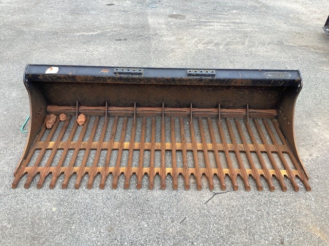 Himac RBREX78UN Skid Steer Rake Bucket Attachment Auction (0008-9047911 ...