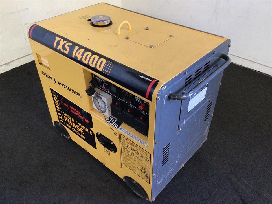 GenPower TXS14000D Generator Auction (0001-7049023) | Grays Australia