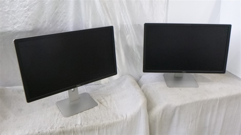 Qty 2 x Dell P2714Hc 27 Inch IPS Full HD LED Backlit LCD Monitor ...