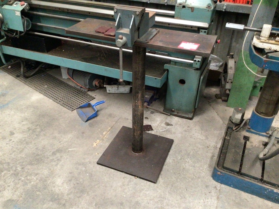 Dawn 150mm Vice on Steel Pedestal Auction (1049-7047376) | Grays Australia