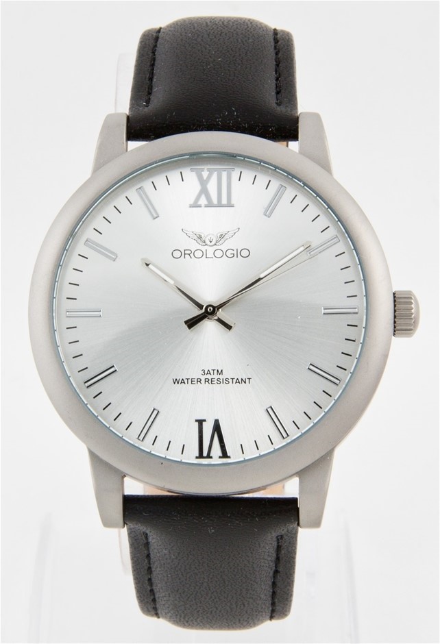 Orologio Emporio Collection Men's Leather Watch Auction (0011-2188117 ...