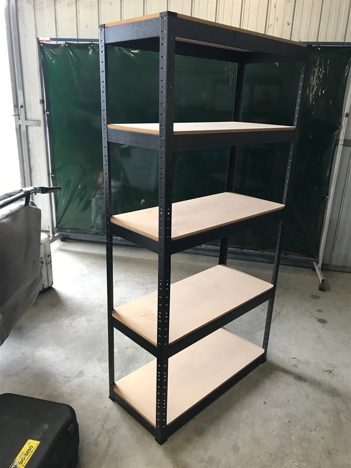 1x Steel 5 Tier Shelf Unit Auction (0026-3027519) | Grays Australia