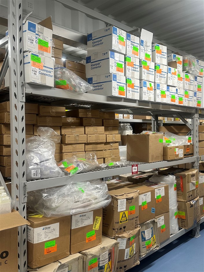 1 x Bay large quantity of general consumables to 3 shelves Auction ...