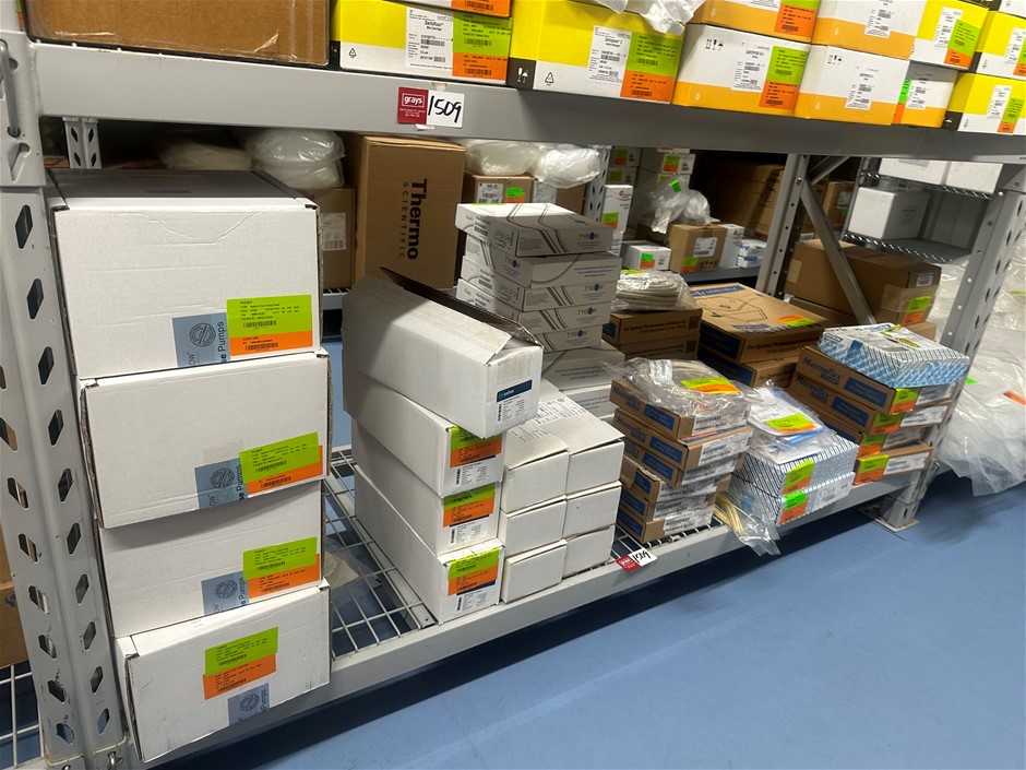 1 x Bay large quantity general consumables to 3 shelves Auction (1509 ...