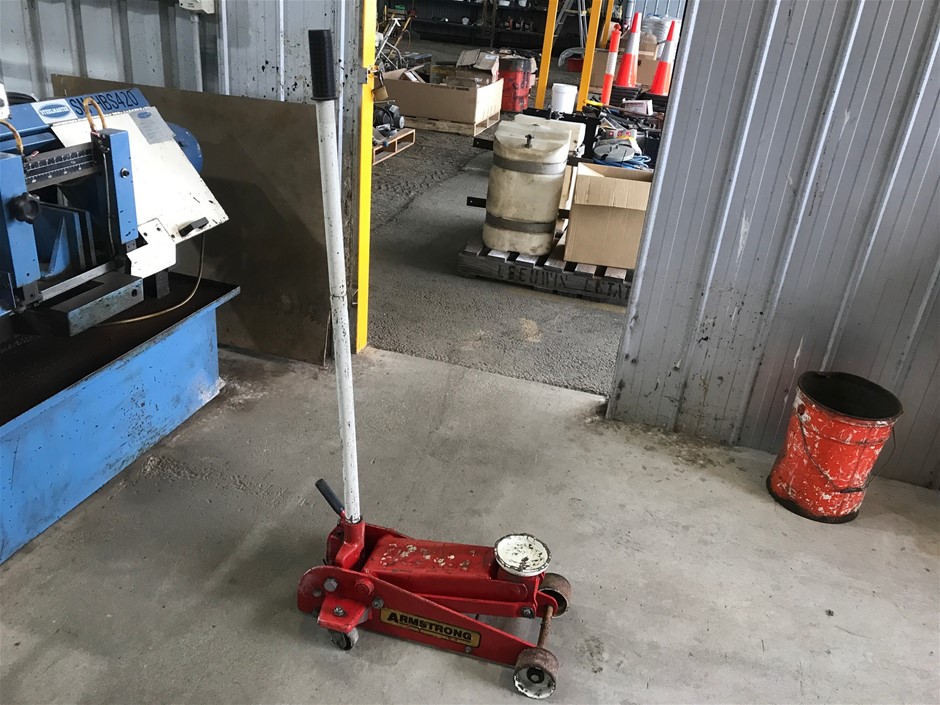 1x Armstrong Workshop Trolley Jack Auction (0035-3027029) | Grays Australia