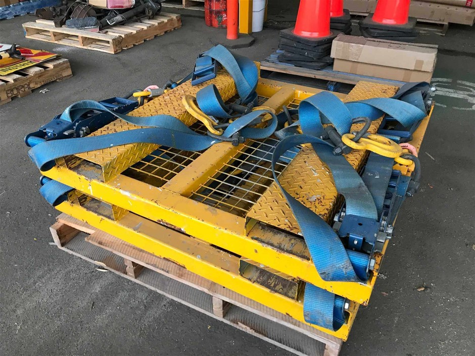 2x Steel Fabricated Purpose Built Load Restraints Auction (0122-3027029 ...