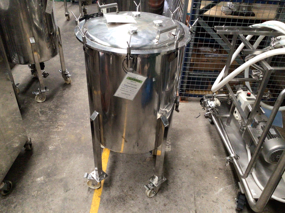Stainless Steel Mobile Laboratory 150LT Tanks Auction (1259-7047373 ...