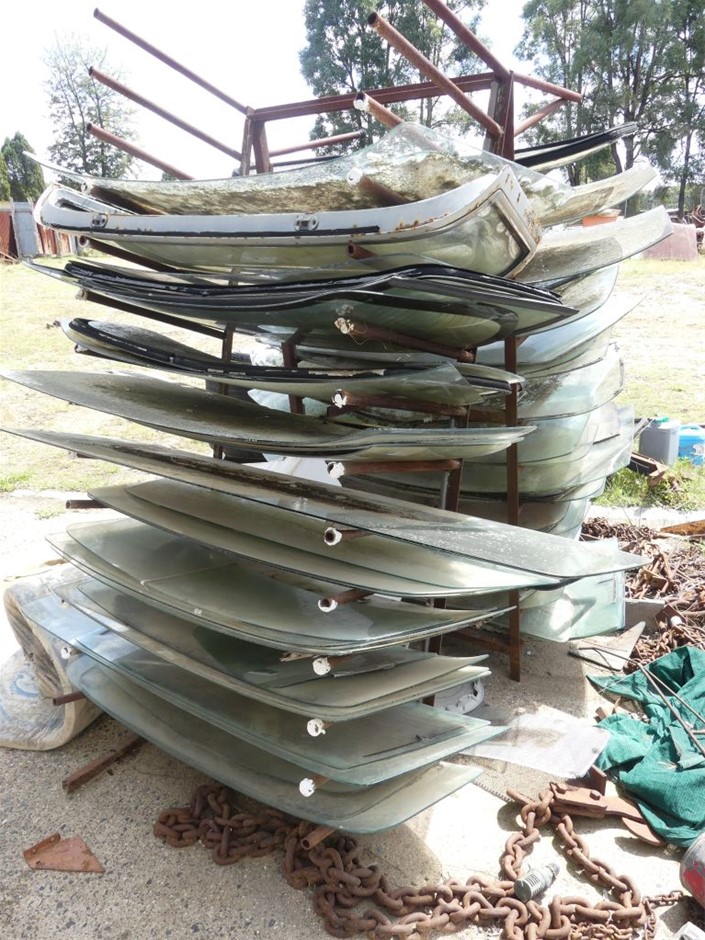 Windscreen Rack And Contents Auction (0549-5054279) | Grays Australia