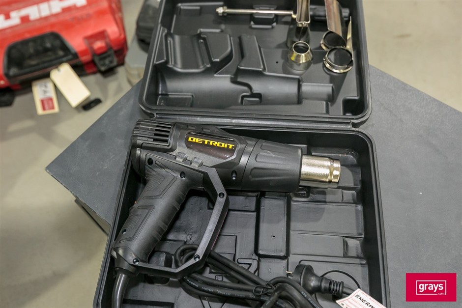 Detroit Heat Gun with Poly Case Auction (0234-5054296) | Grays Australia