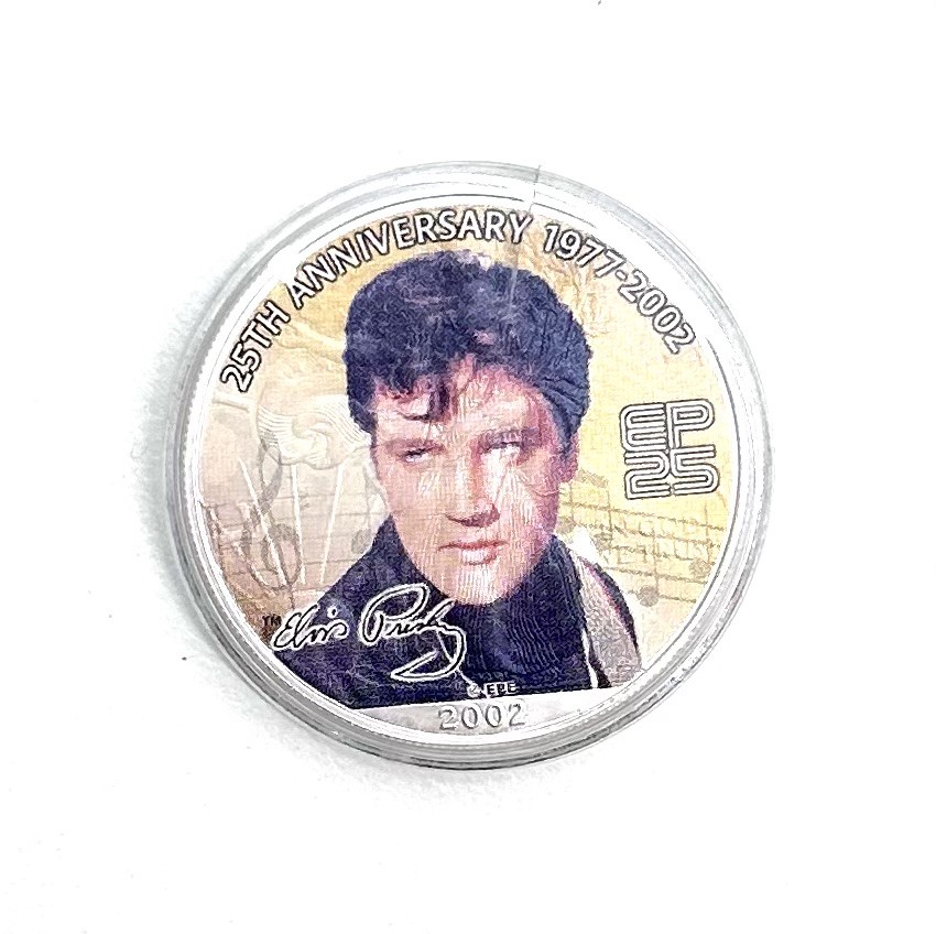 Elvis Presley 25th Anniversary 1oz Fine Silver $1 Coin Auction (0042 ...