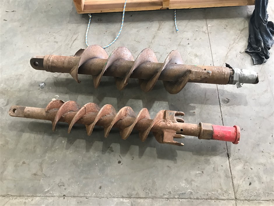 2x Assorted Steel Augers Auction (0019-3027099) | Grays Australia