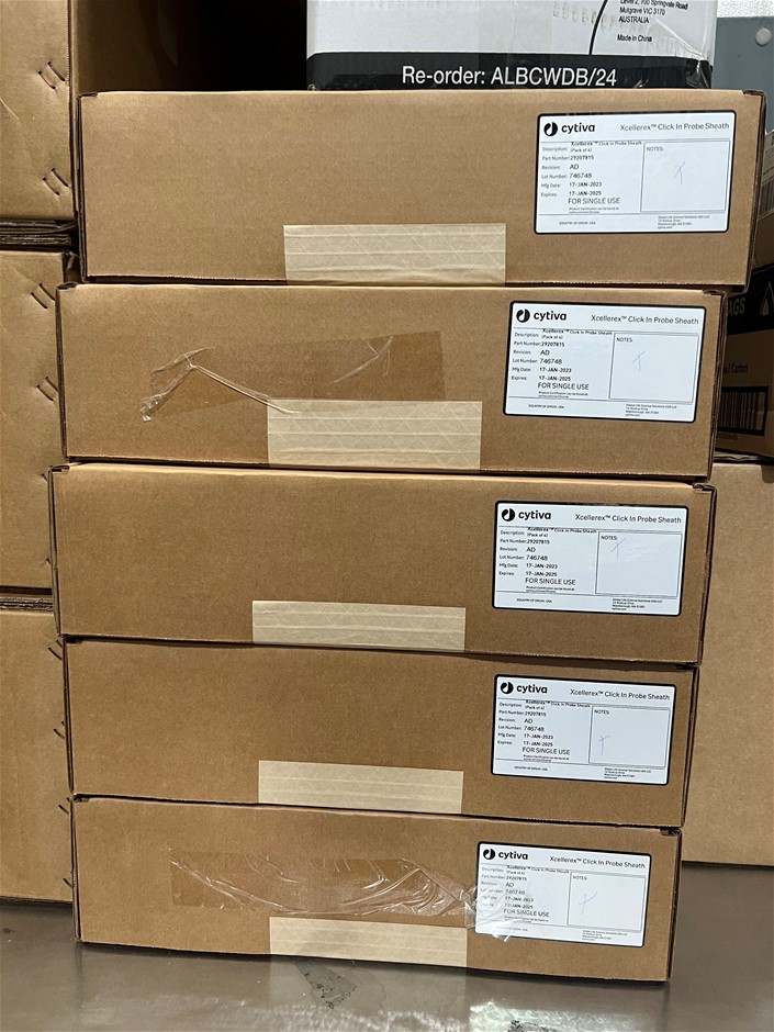 Qty 5 x Boxes CYTIVA Xcellerex Click In Probe Sheath (Pack of 4 ...