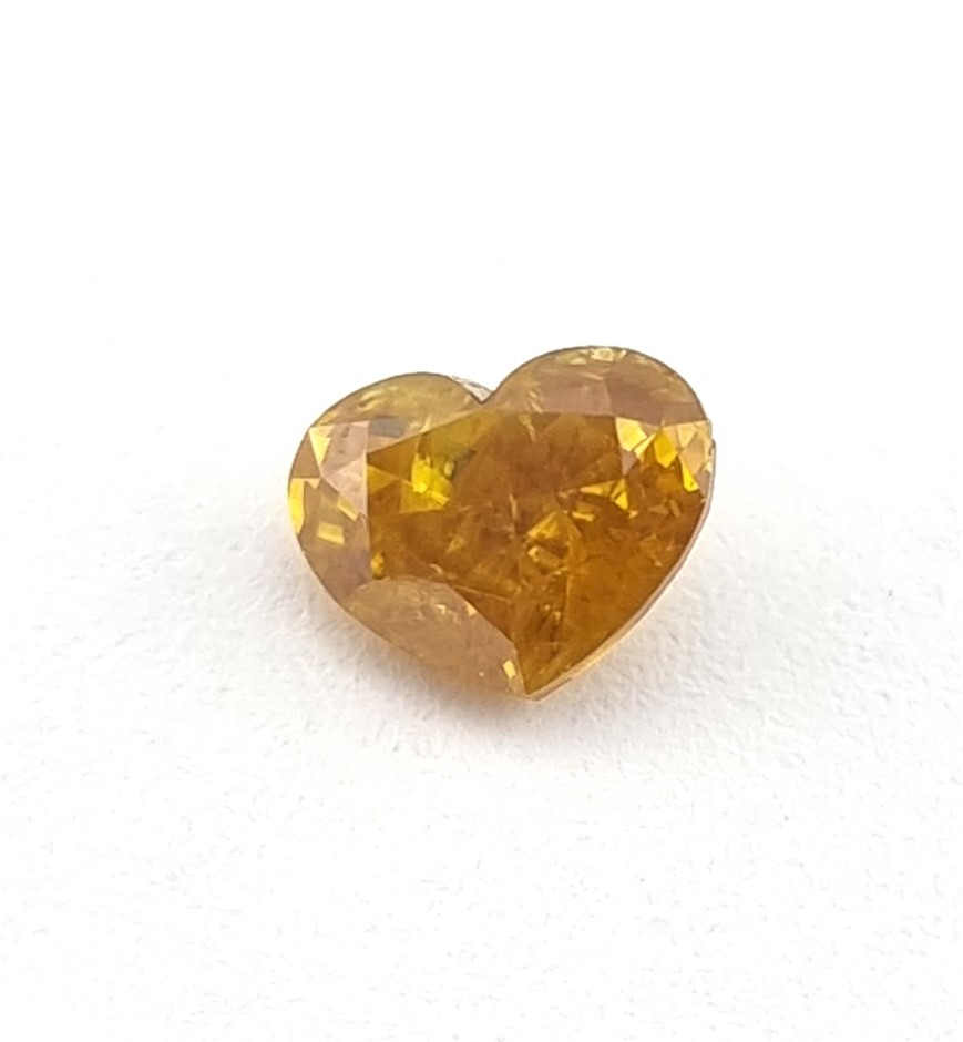 NO RESERVE 1CT HEART-SHAPED DIAMONDS
