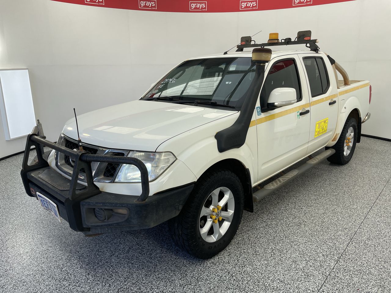 2013 Nissan Navara 4X4 ST D40 Turbo Diesel Automatic Dual Cab Auction ...