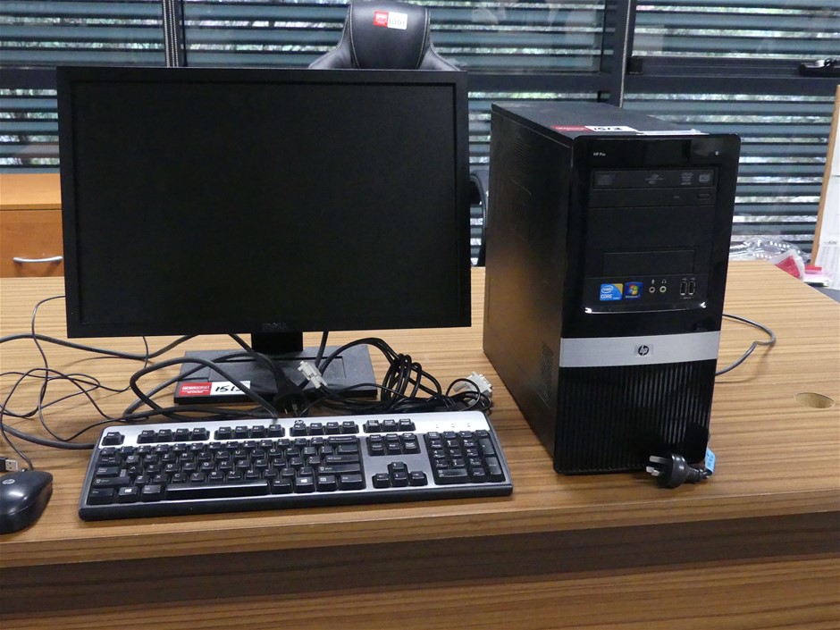 HP Pro 3130 MT Tower Computer with Peripherals Auction (0036-5054283 ...