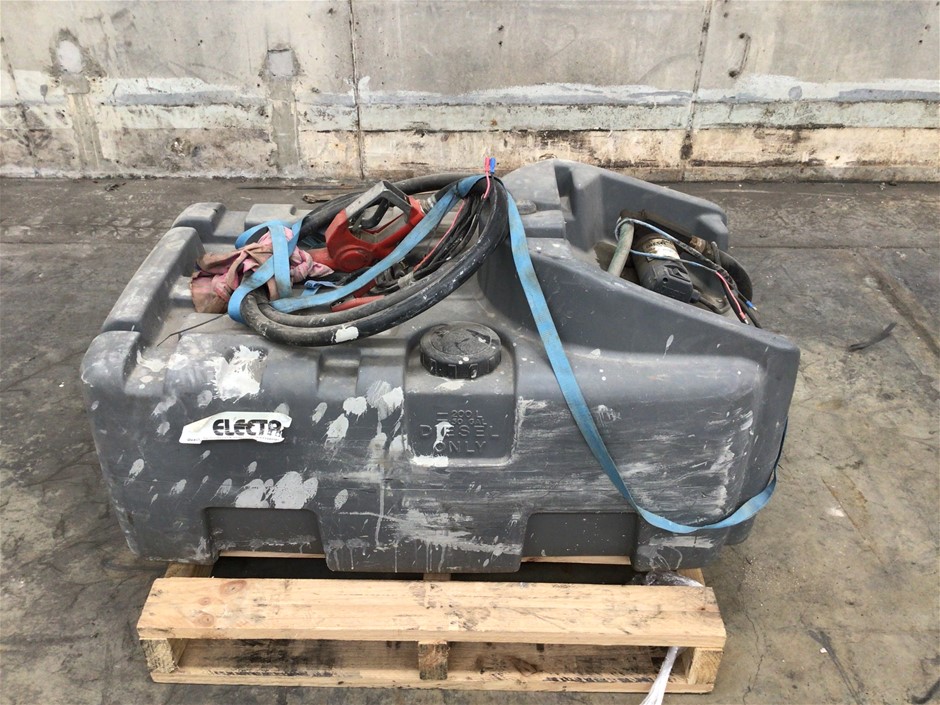 200L Diesel Tank with Electric Pump Auction (0064-5054464) | Grays ...