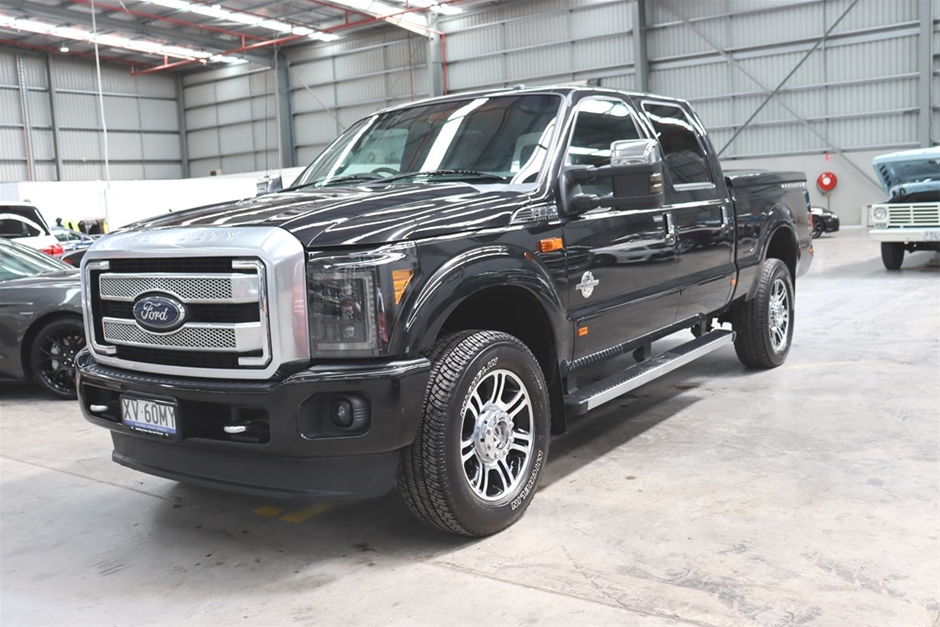 2012 Ford F350 SuperDuty Platinum Automatic 4x4 Ute (Import) Auction ...