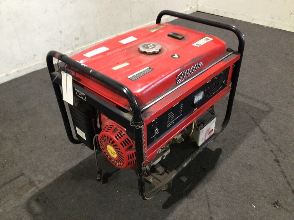 Ducar VHMR6500 Petrol Generator Auction (0009-7047865) | Grays Australia