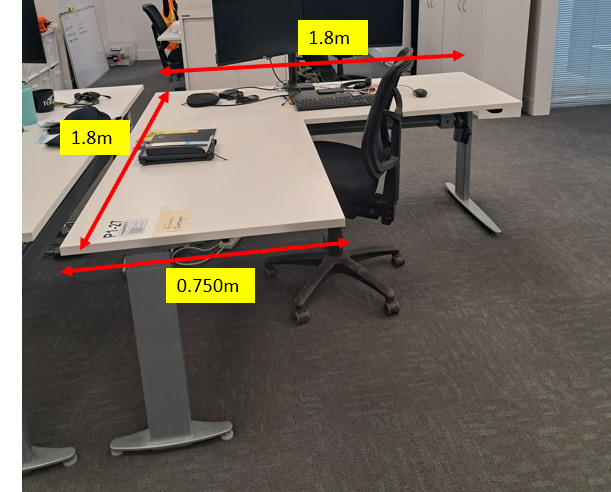 4 steel frame Sit/stand electronic computer desks Auction (0075-3027273 ...