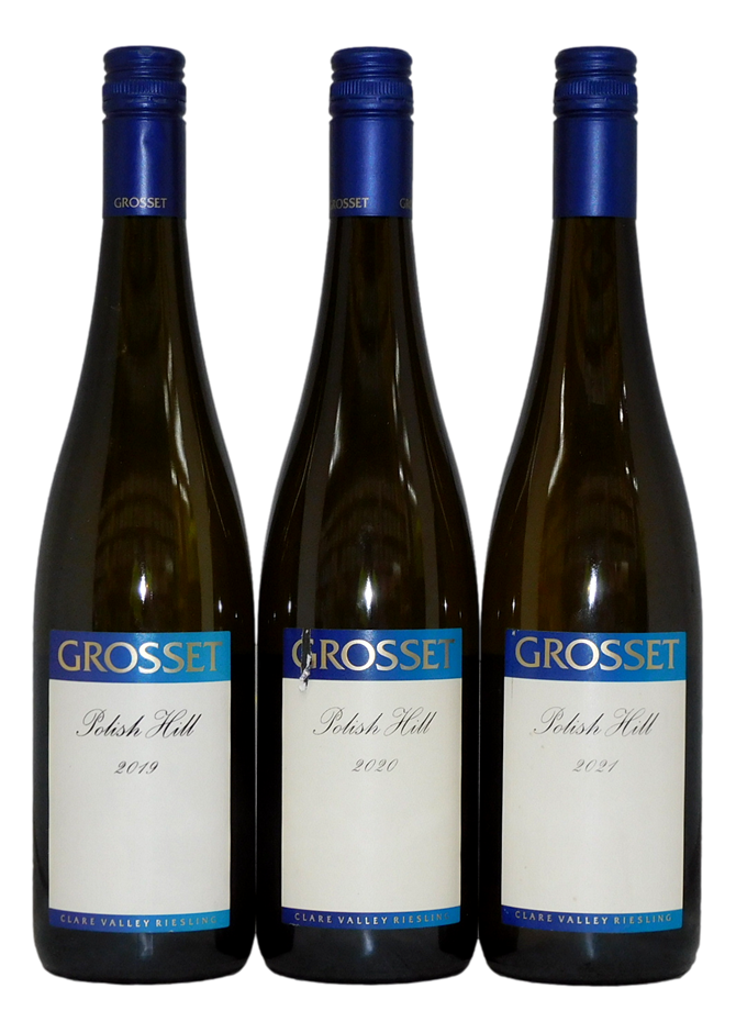 Grosset Polish Hill Riesling Vertical Pack (3x 750mL), Clare Valley. Auction (0029-10725212 ...