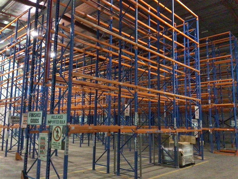 1 X DEXION 3 Bay Pallet Racking Auction (0013-3027305) | Grays Australia