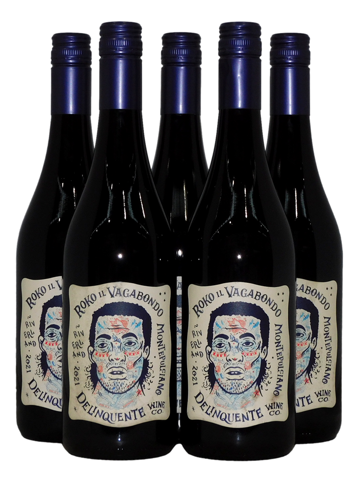 Delinquente Roko IL Vagabondo Montepulciano 2021 (5x 750mL) SA Auction ...