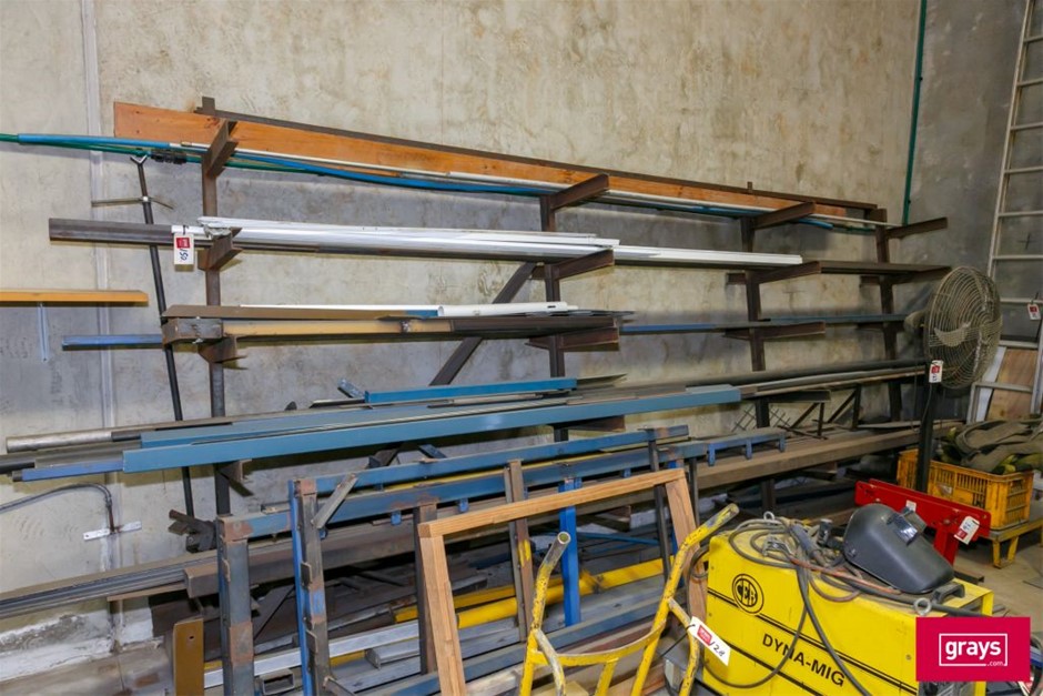 Steel Stock Rack & Contents Auction (0150-5054408) | Grays Australia
