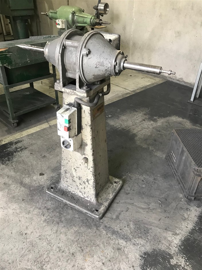 1 x Herless Double Ended Pedestal Lathe Auction (0003-3027365) | Grays ...