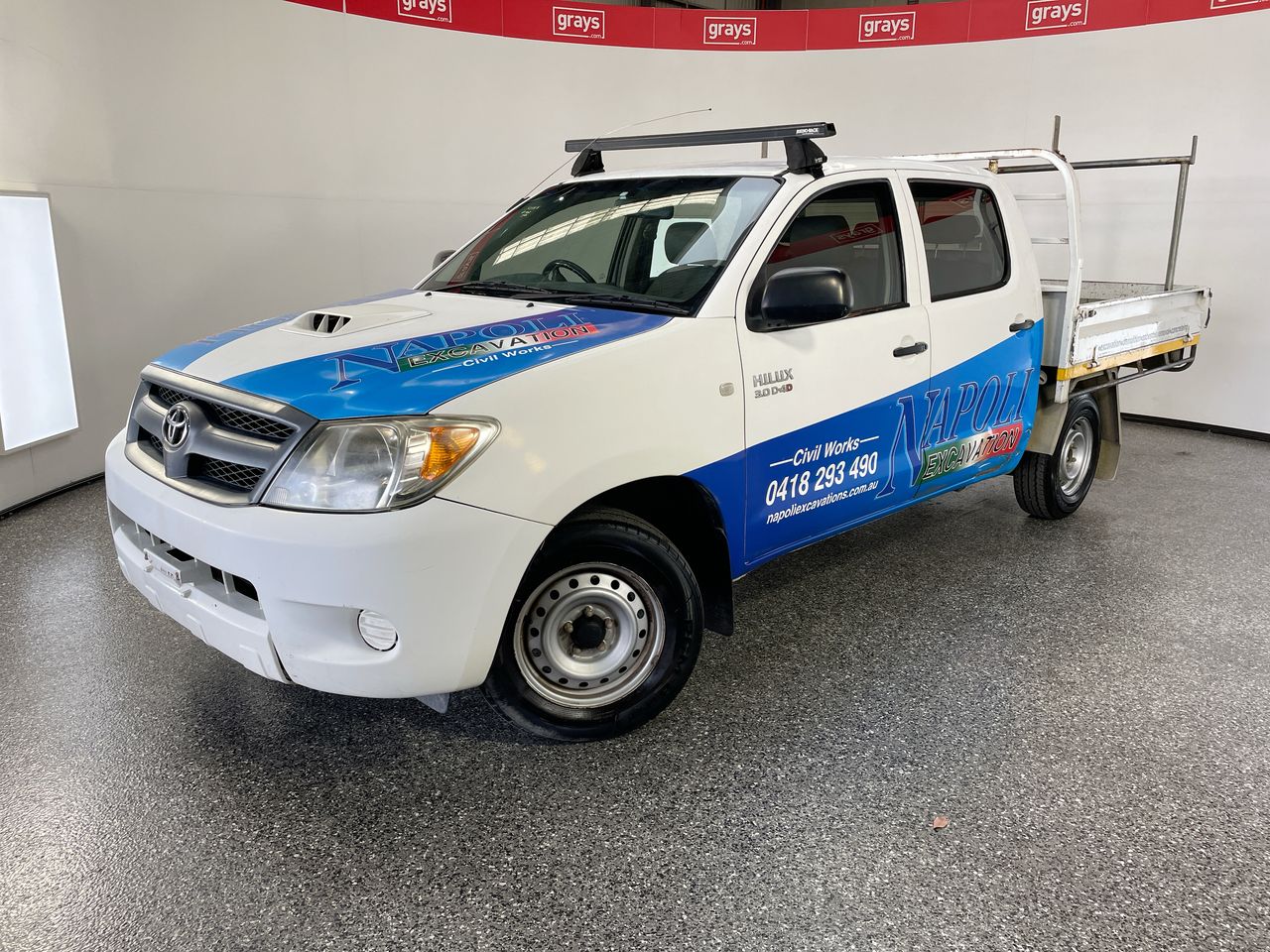 2007 Toyota Hilux (4x2) SR KUN16R Turbo Diesel Manual Dual Cab Auction ...