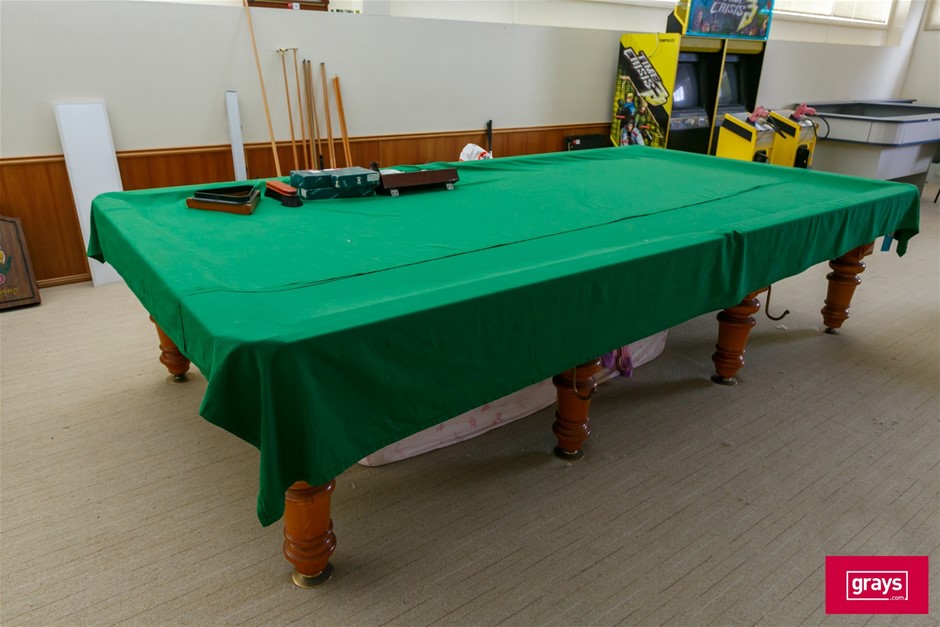 Herion & Smith 12ft x 6ft Billiard Table Auction (0750-5054615) | Grays ...