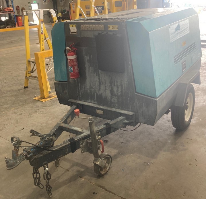 2009 Airman PDS130S Compressor - 130cfm - Diesel (Derrimut) Auction ...