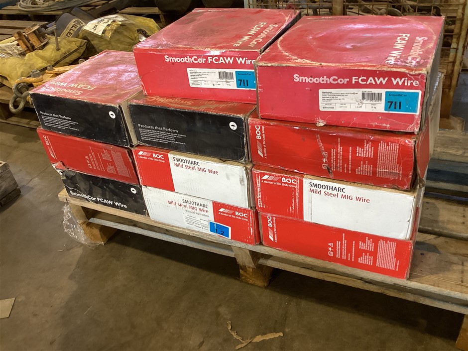 BOC Industrial Smooth Cor Mild Steel MIG Welding Wire, 11 x boxes ...