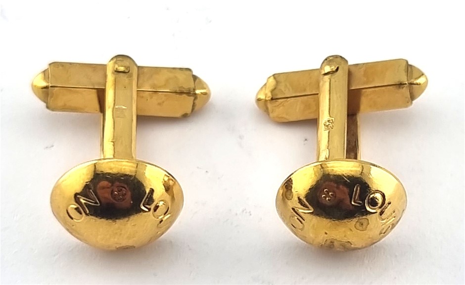 A PAIR OF LOUIS VUITTON CUFFLINKS Auction (0006-2556554) | Grays Australia