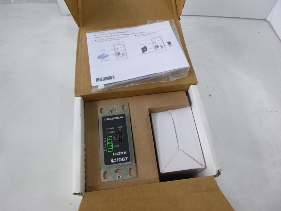 Crestron DM-TX-4K-100-C-1G-B-T Wall Plate 4K Digital Media 8G ...