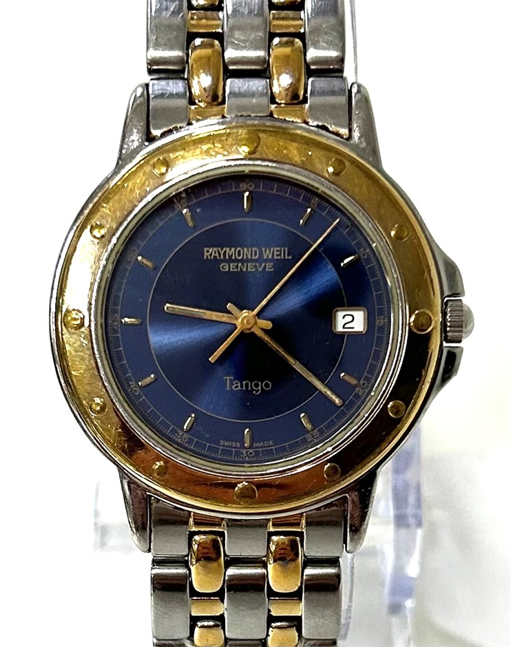 Raymond Weil Tango 2 Tone Men's Watch, model 5560 Auction (0014-2556568 ...
