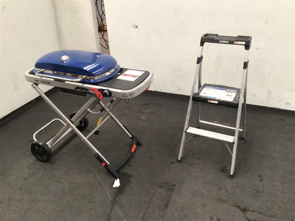Weber Traveler BBQ & Cosco Step Ladder Auction (0057-7048502) | Grays ...