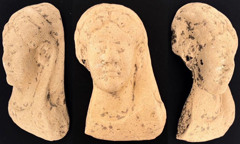 4TH-3RD CENTURY B.C. ANCIENT GREEK TERRACOTTA PROTOME MASK Auction ...