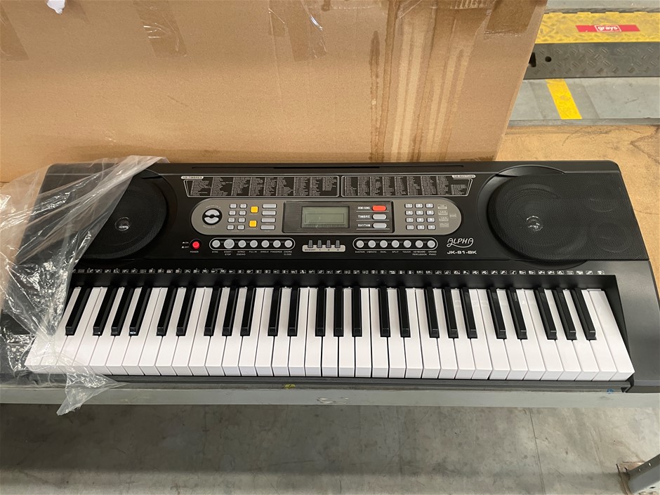 Alpha JK-81-BK Electronic Keyboard (Unused) Auction (0014-9046792 ...