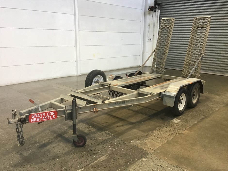 2014 CARTER WESCO TRAILER - EXCAVATOR Tandem Plant Trailer Auction ...