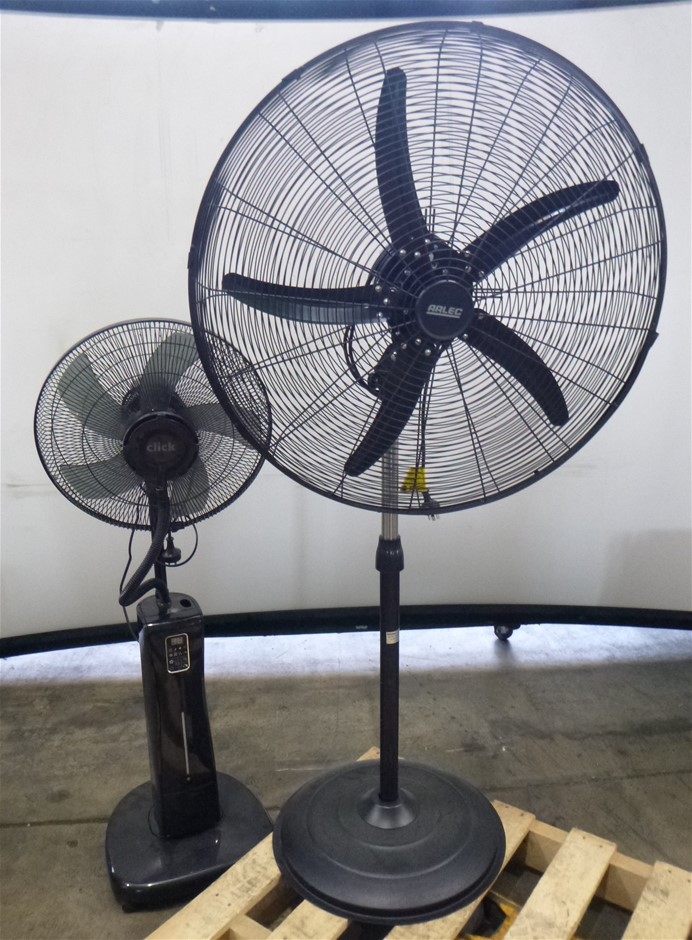 Bulk Lot Of Assorted Pedestal Fans Auction (0026-5055415) | Grays Australia