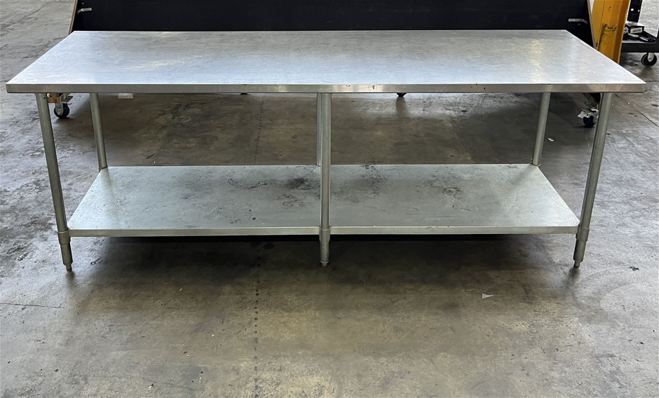 Stainless Steel Prep Bench With Under Shelf Auction (0009-5055138 ...