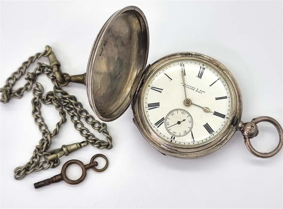 ANTIQUE STERLING SILVER POCKET WATCH Auction (0003-2556834) | Grays ...
