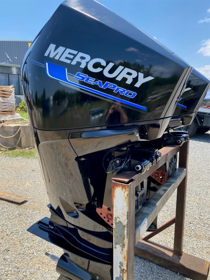 Qty 2 x Mercury 200hp Seapro DTS 4 Stroke Outboard Motors Auction (0001 ...