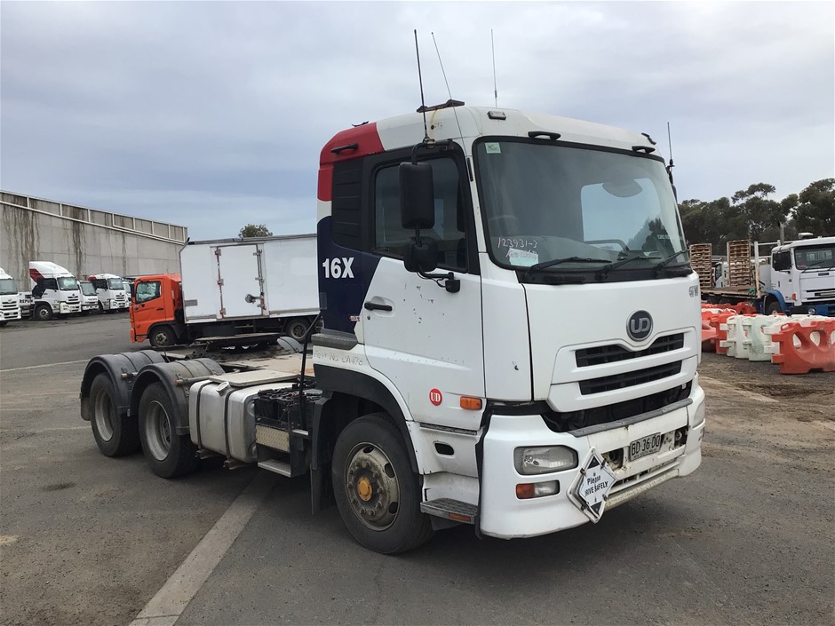 2009 UD GWB4D 6 x 4 Prime Mover Truck Auction (0002-3027825) | Grays ...