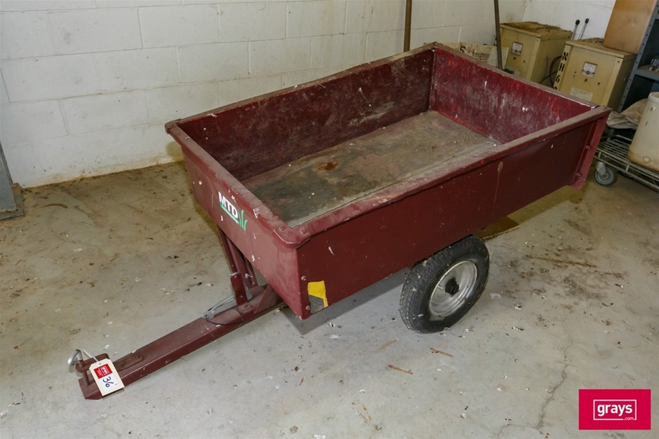 MTE Garden Trailer to suit Ride on Mower Auction (0036-5054998) | Grays ...