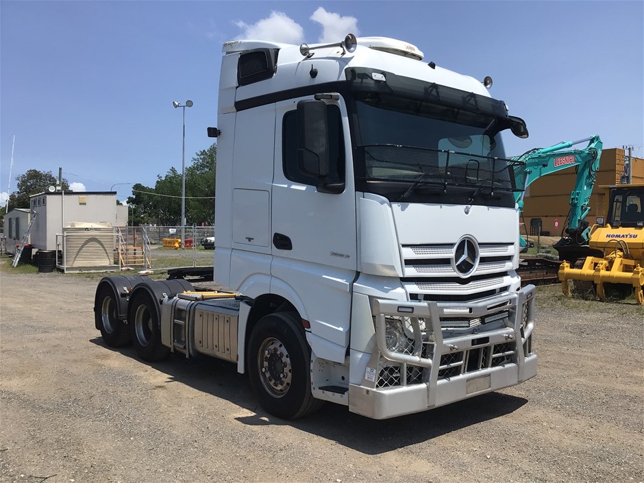 2018 Mercedes Benz Actros 2663 6 x 4 Prime Mover Truck Auction (0001 ...