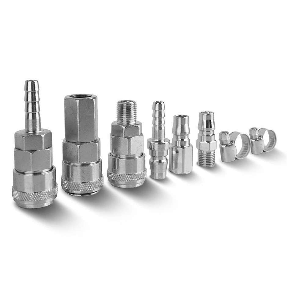 CHICAGO Air 8pcs Nitto Sytle Air Fitting Kit, CA6FIT. Auction ...