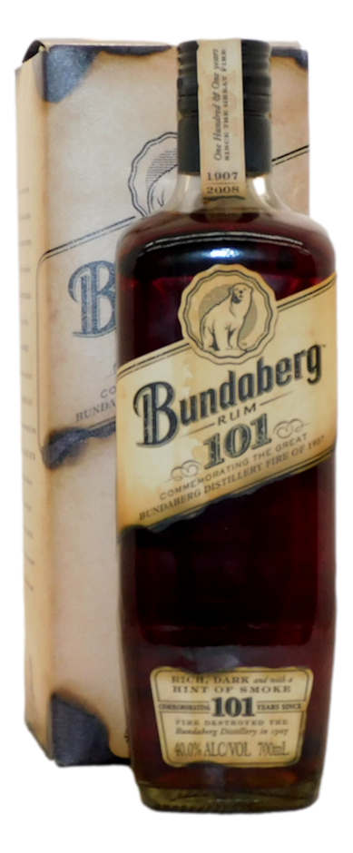 Bundaberg Rum 101 Bundaberg Distillery Fire of 1907 (1x 700mL) Auction ...